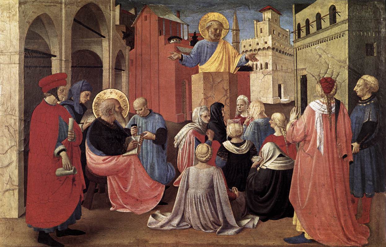 Peter preaching at Pentecost – THEOLOGY AND THE ARTS