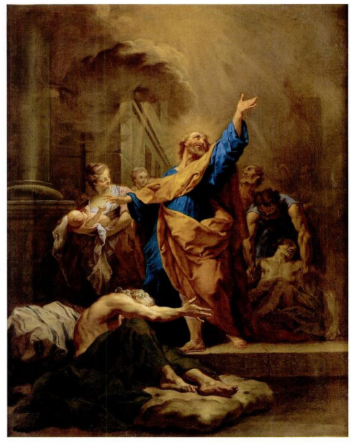 Peter healing the sick with his shadow – THEOLOGY AND THE ARTS